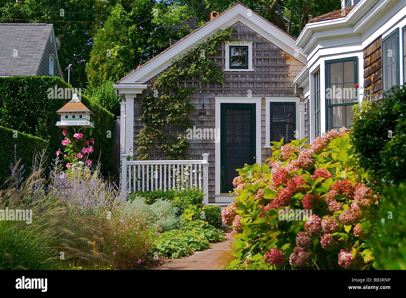 North America, USA, Massachusetts, Nantucket. A pretty house and ...
