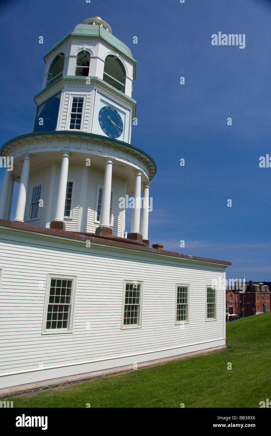 Canada, Nova Scotia, Halifax. Old Town Clock , city landmark located on ...