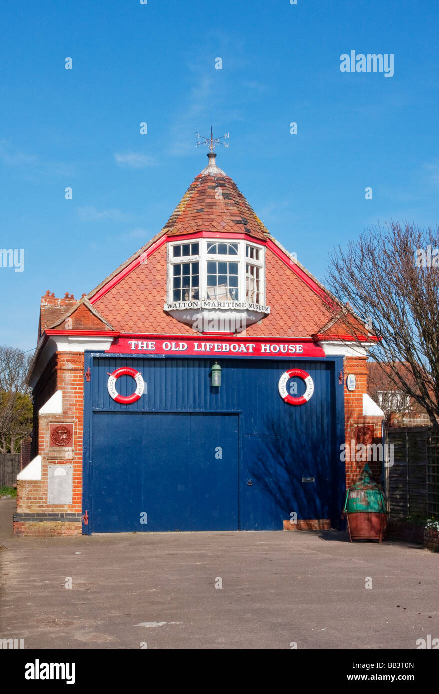 The Old Lifeboat House Museum at Walton On The Naze on the Essex Coast ...
