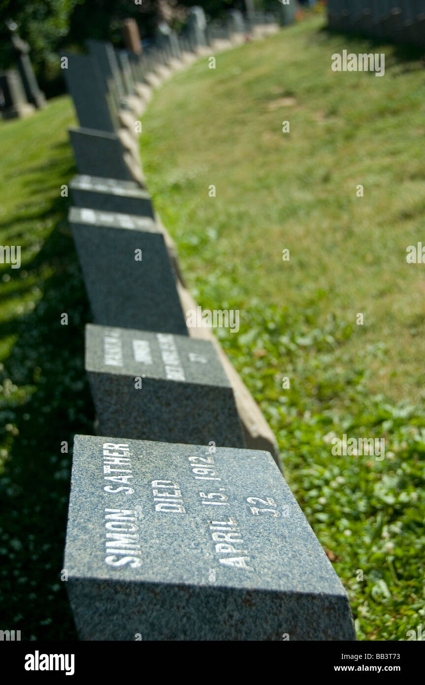 Canada, Nova Scotia, Halifax. Fairview Lawn Cemetery, home to the ...