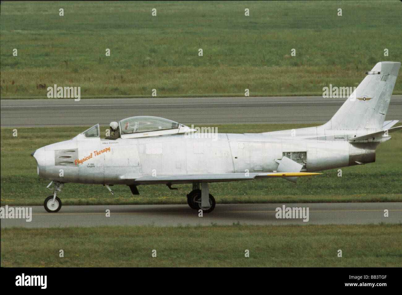 F-86 Sabre Jet, Physical Therapy at the CAF Air Show Stock Photo - Alamy