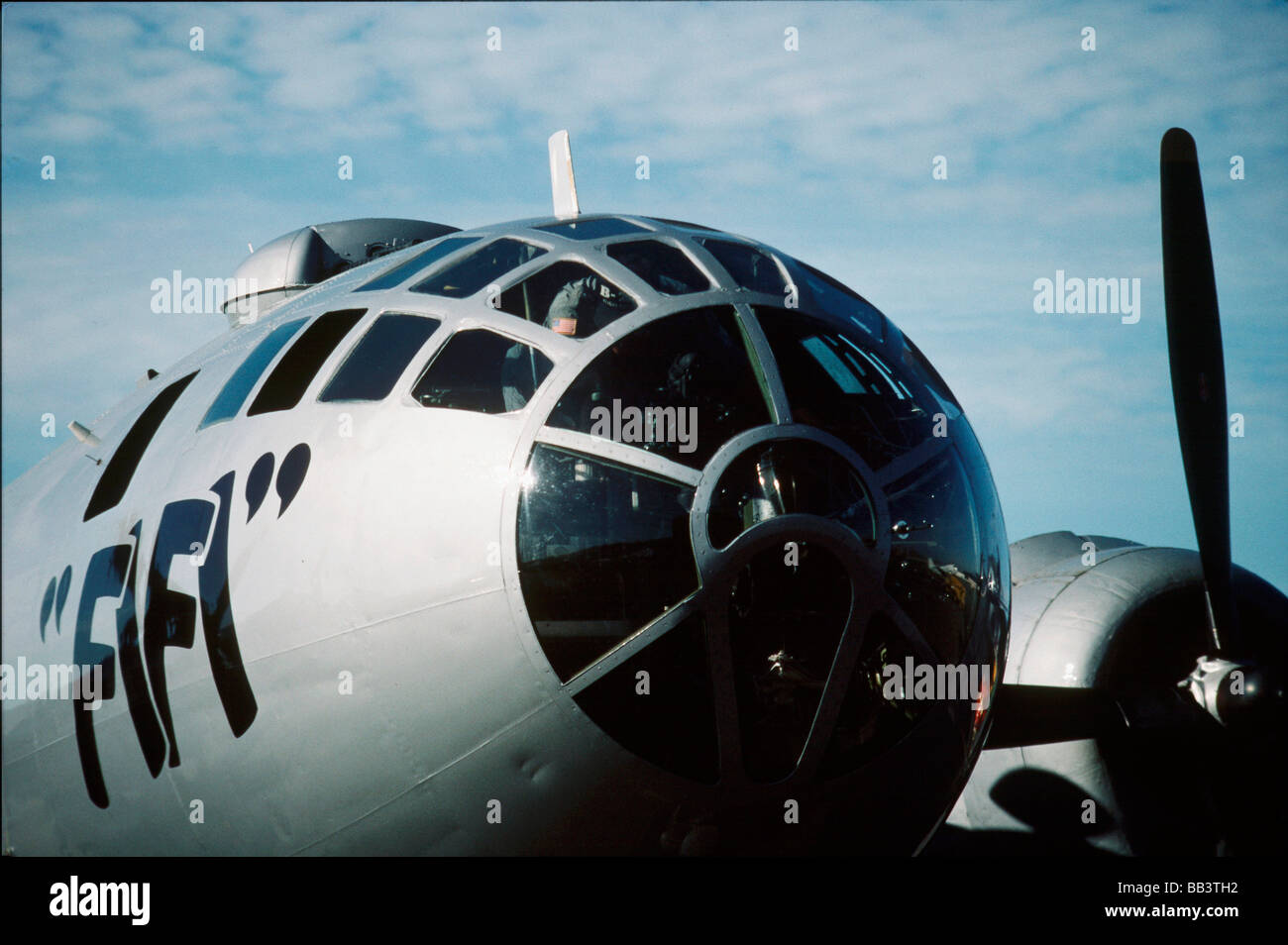 Boeing B-29 Fifi at CAF Air Show, Holman Field at St. Paul Stock Photo ...