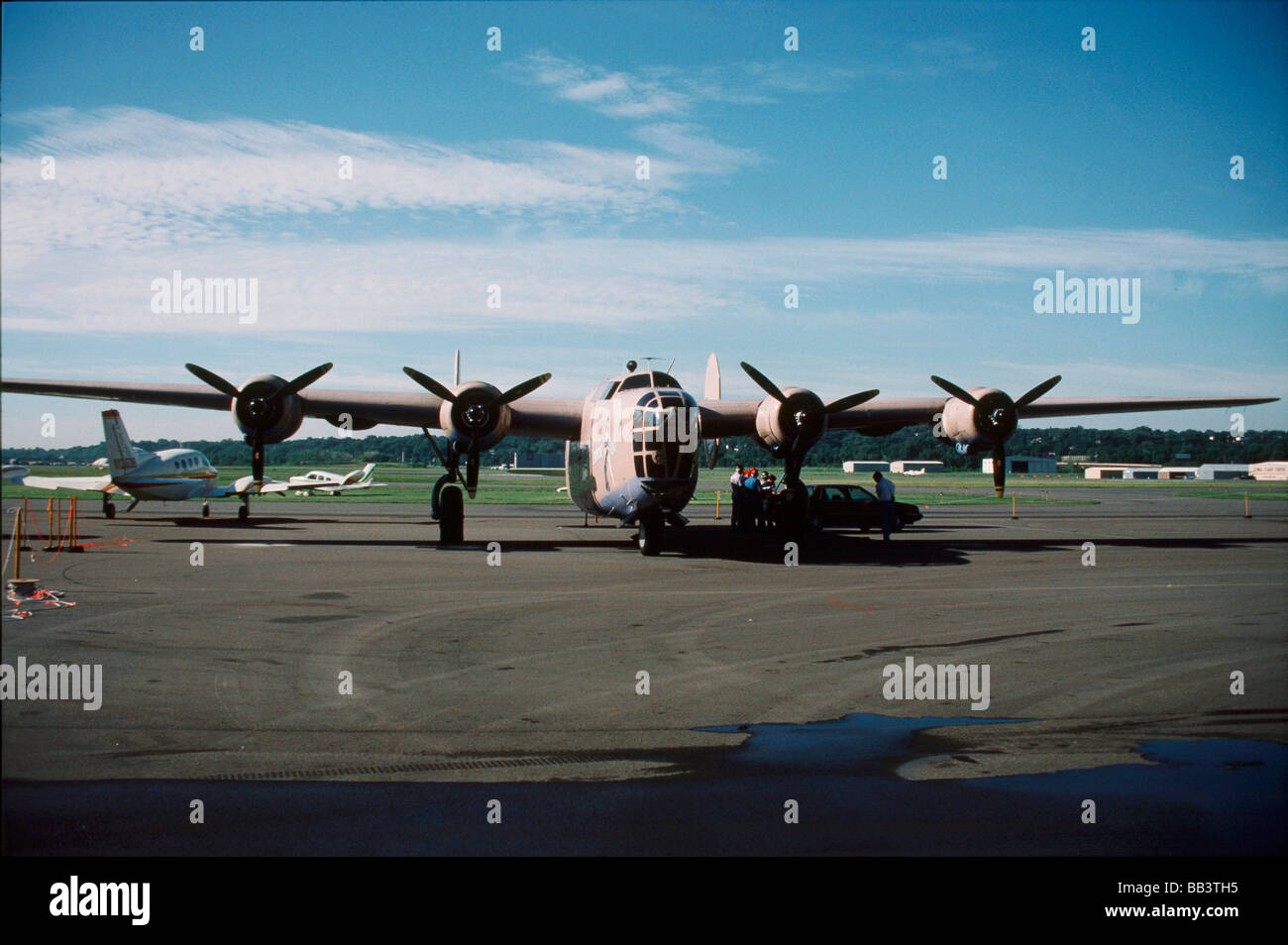 Diamond Lil B-24 Bomber, at CAF Air Show, Holman Field in St. Paul ...