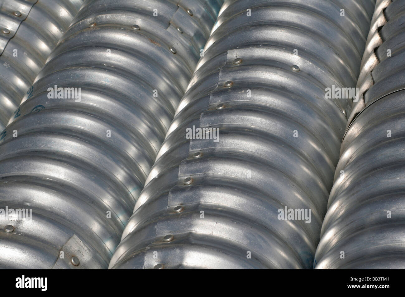 Galvanized steel culvert pipe hi-res stock photography and images - Alamy