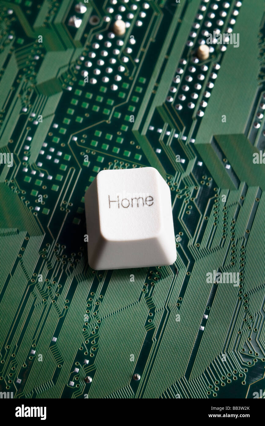 Key on circuit board hi-res stock photography and images - Alamy