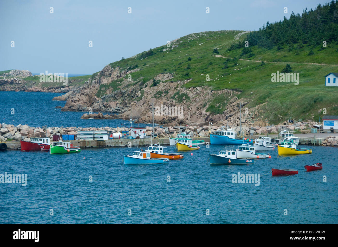 Canada, Nova Scotia, Cape Breton Island, Cabot Trail, White Point along ...