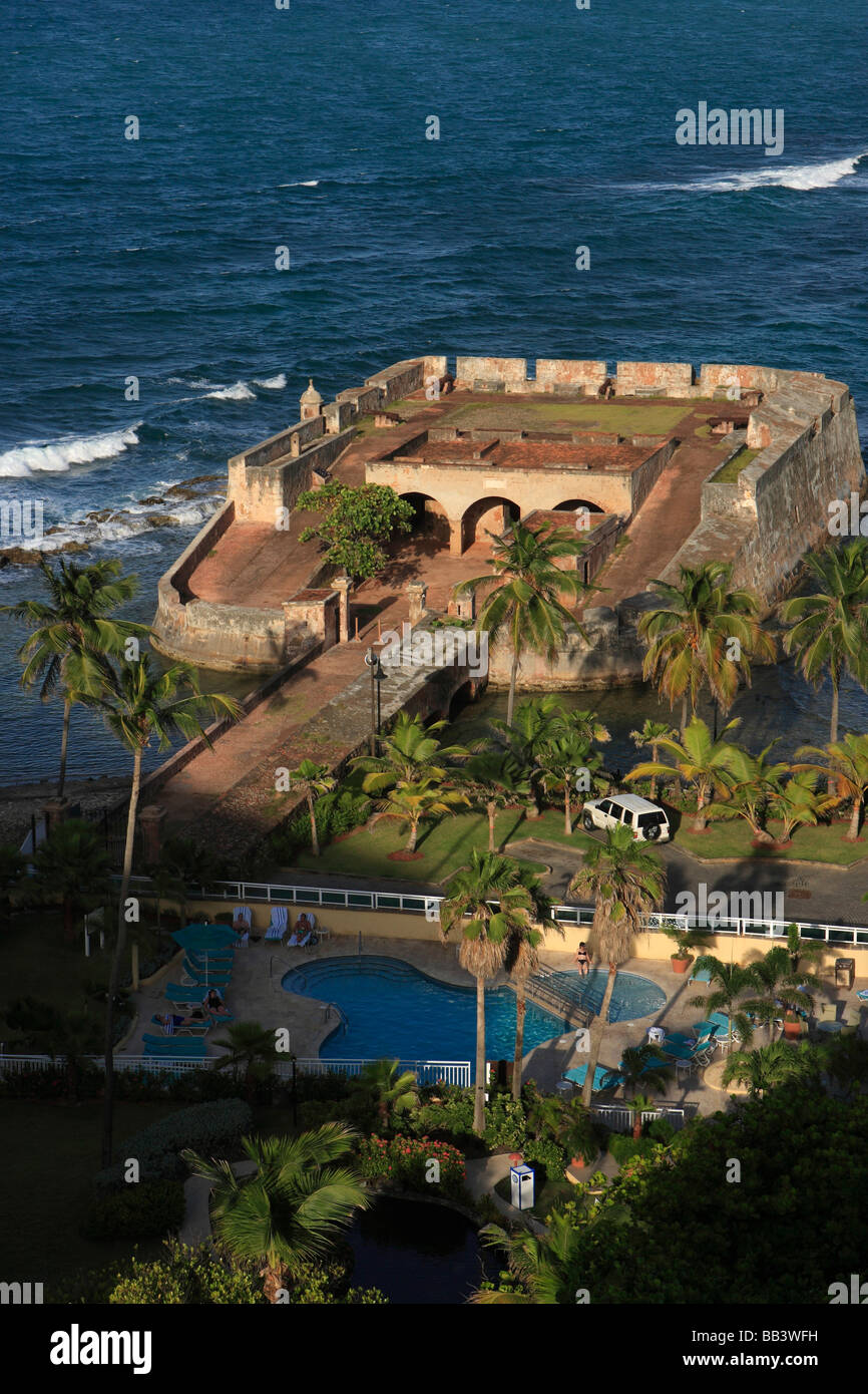 Fort San Geronimo ruins, San Juan, Puerto Rico Stock Photo - Alamy