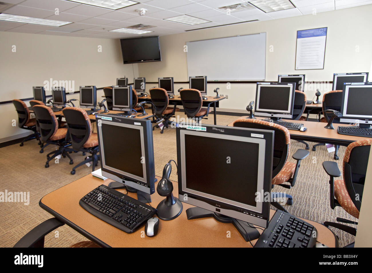 Training classroom for new employees at Passport Agency Stock Photo - Alamy