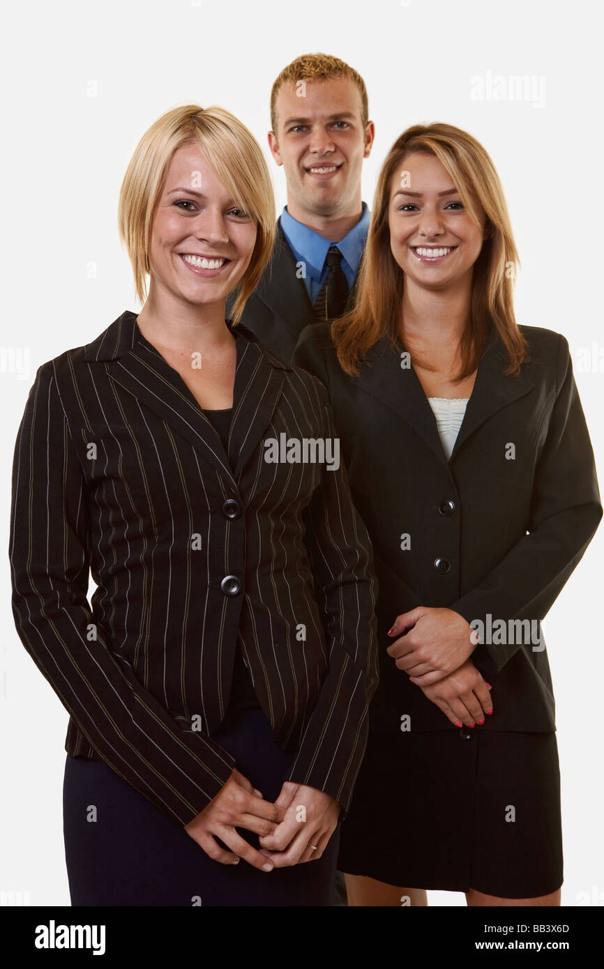 Three person team hi-res stock photography and images - Alamy