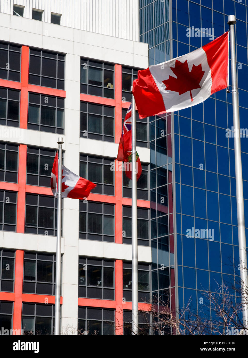 Canada ontario toronto flags hi-res stock photography and images - Alamy
