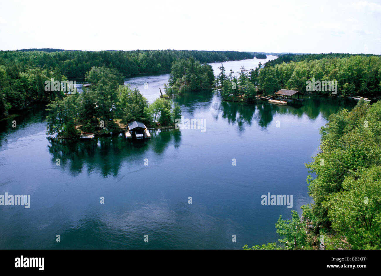 Thousand islands ontario aerial hi-res stock photography and images - Alamy