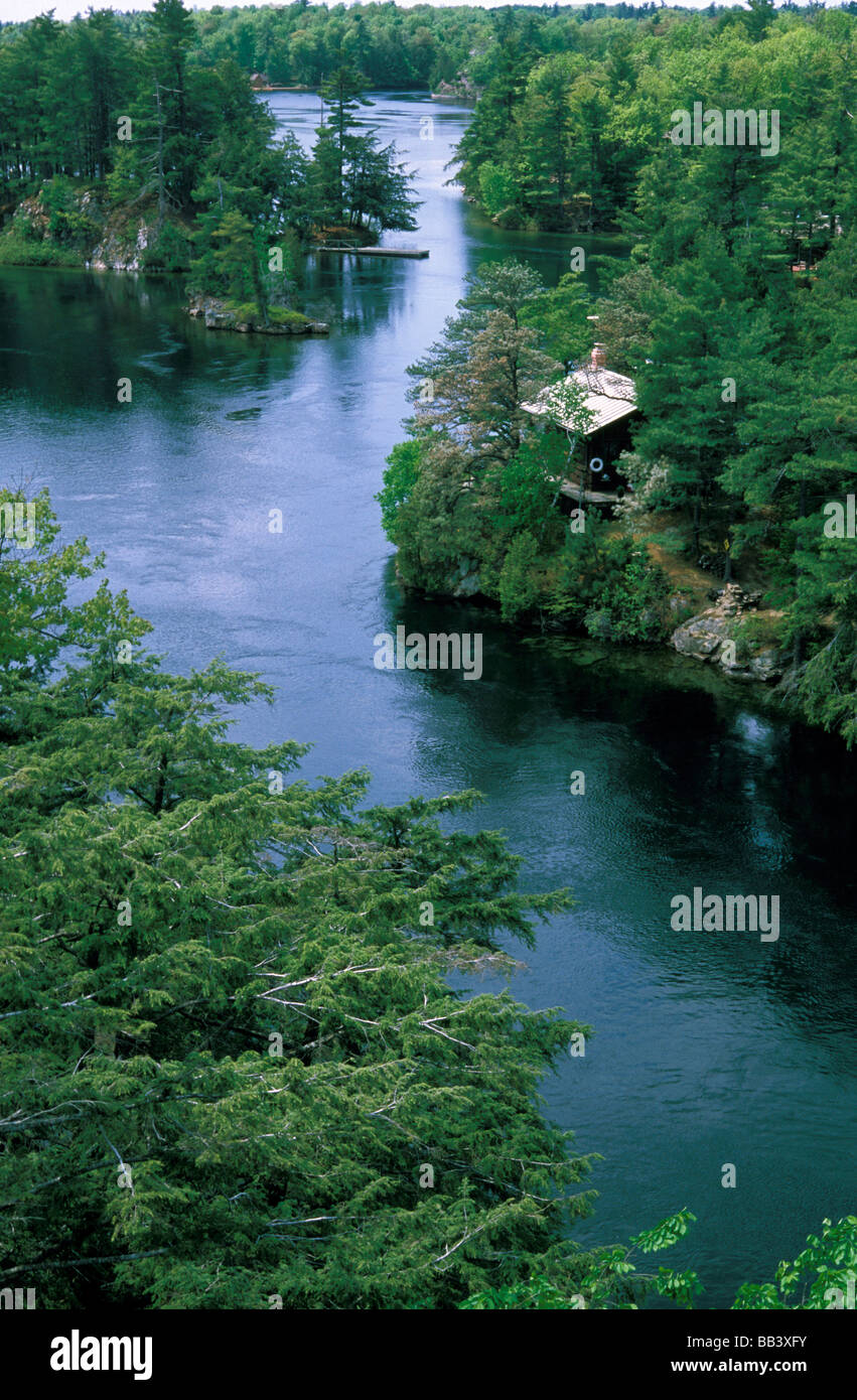 North America, Canada, Ontario, Lansdowne. Thousand Islands, St ...
