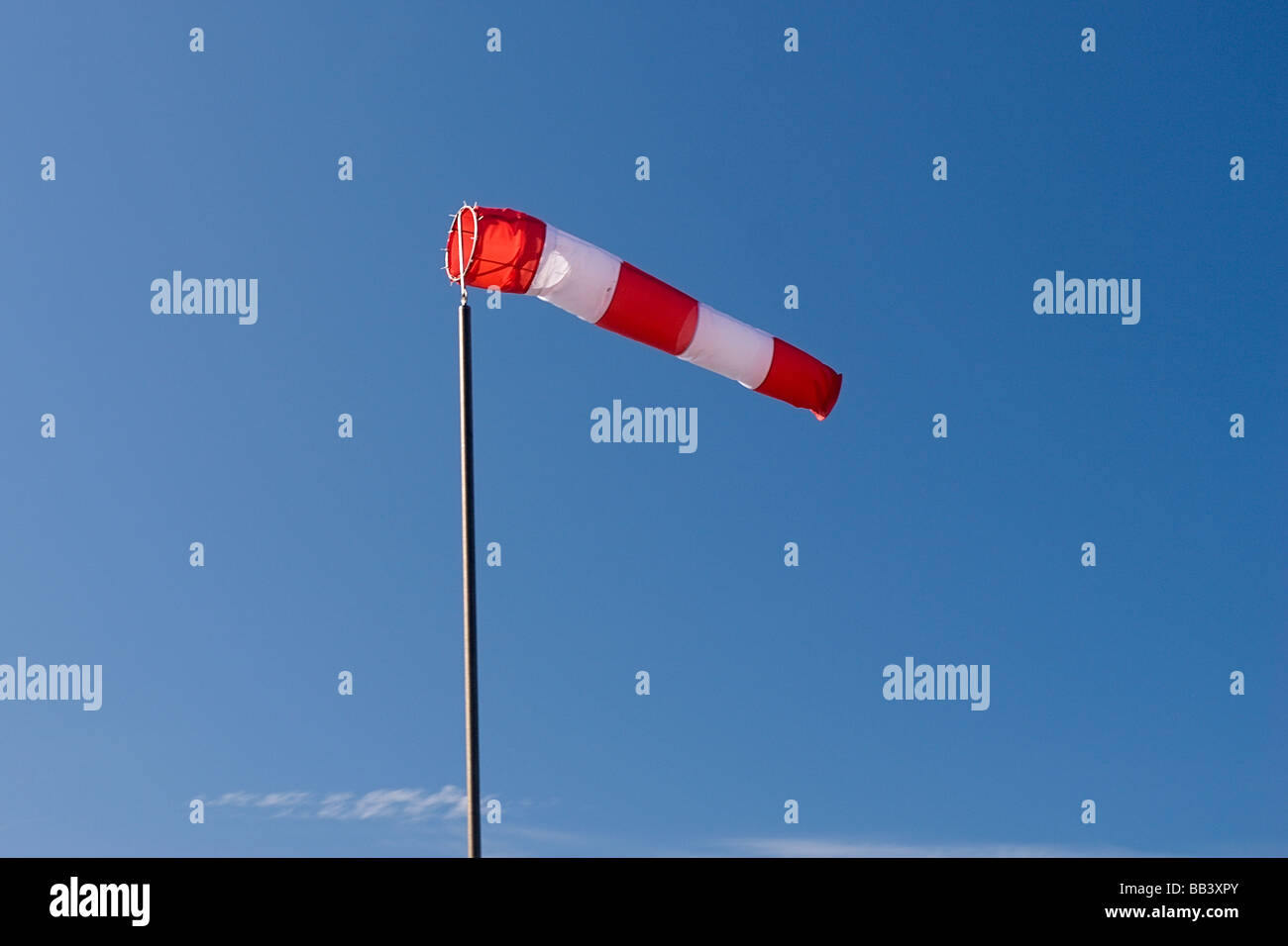 bright sign indicating wind direction Stock Photo - Alamy