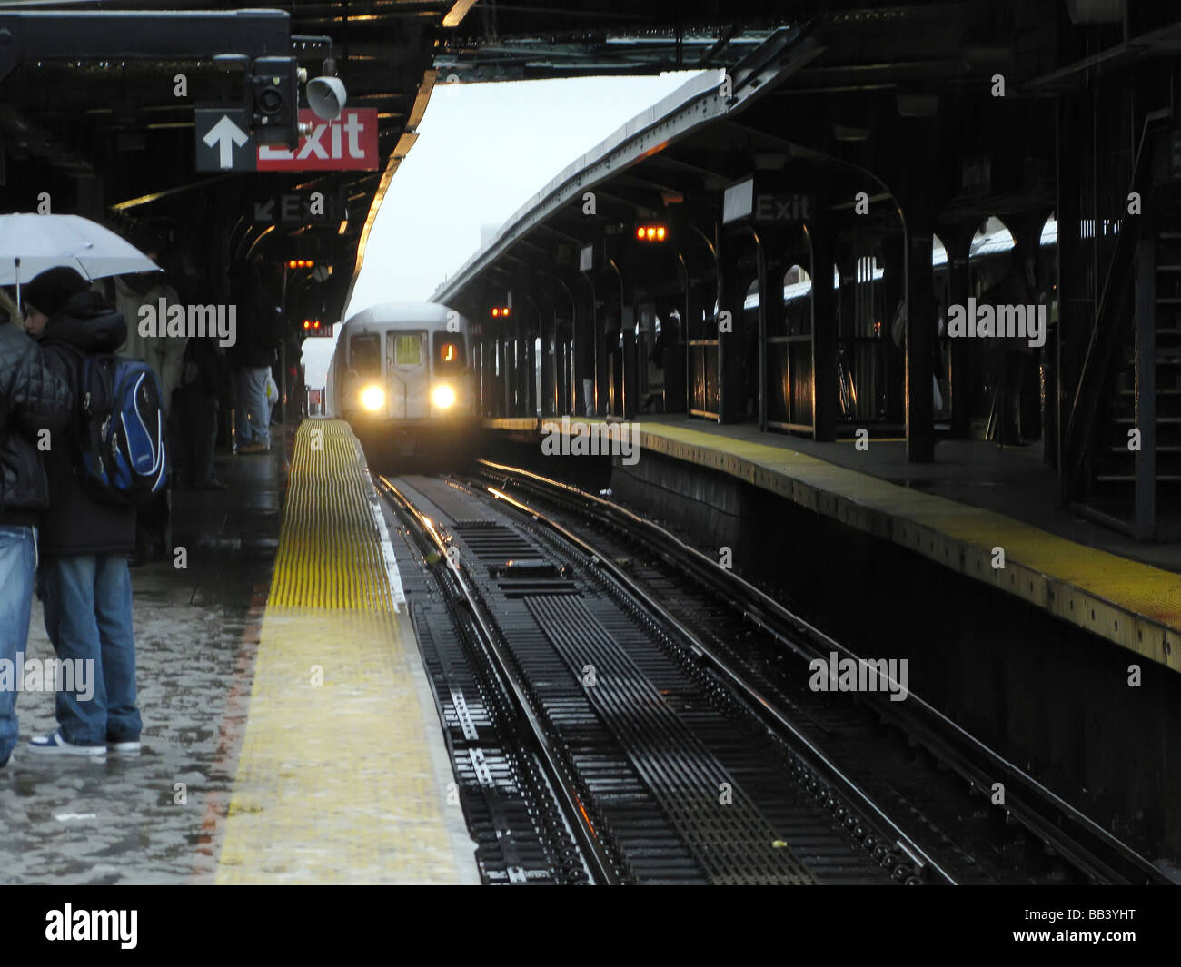 New York City. Subway station Stock Photo - Alamy