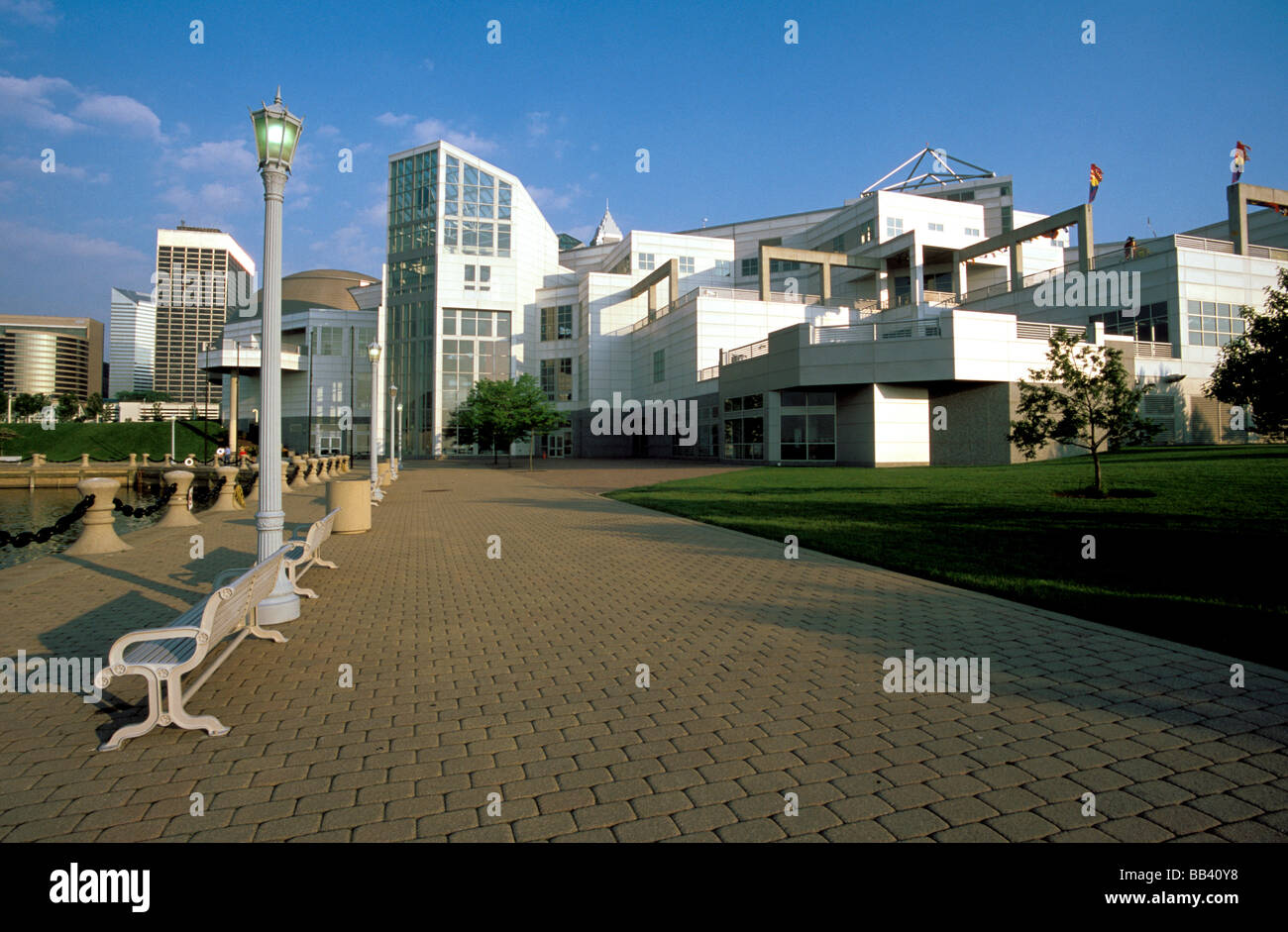 North America, USA, Ohio, Cleveland. Great Lakes Science Center Stock ...