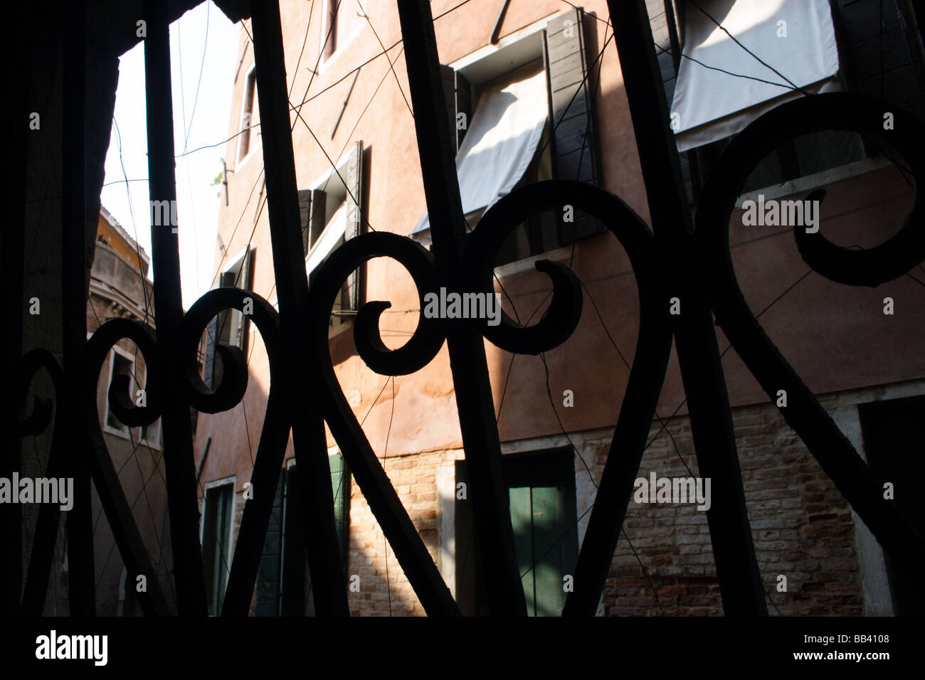 Venice: view through the window 2 Stock Photo - Alamy