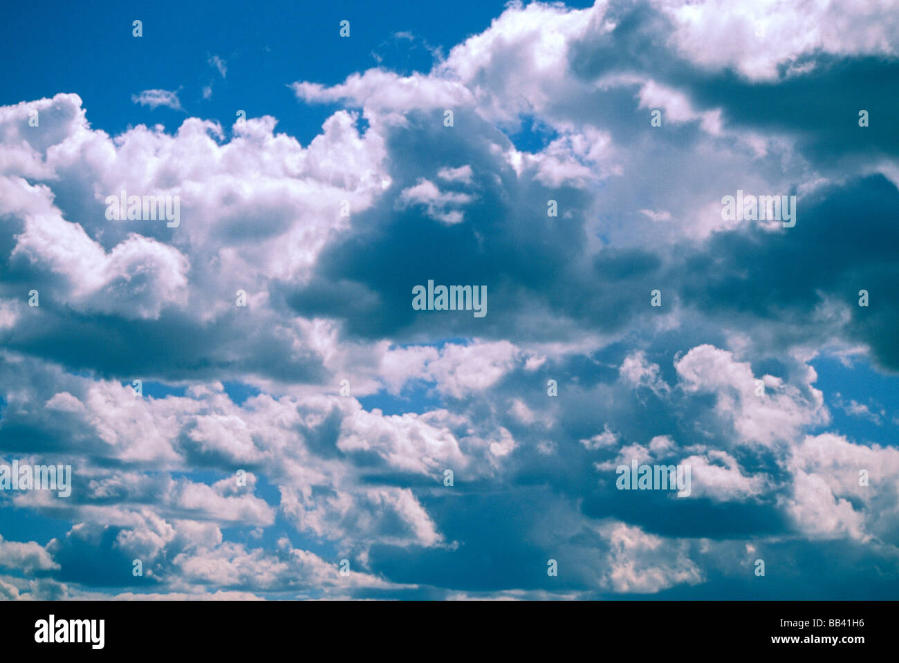 USA, Eastern Oregon. Cumulus clouds Stock Photo - Alamy
