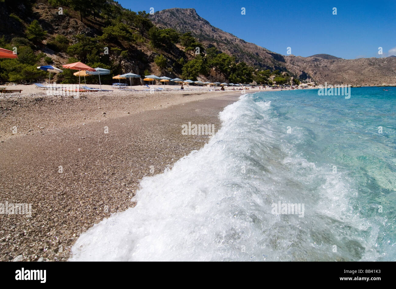 Greek Island Karpathos: Apella beach Stock Photo - Alamy