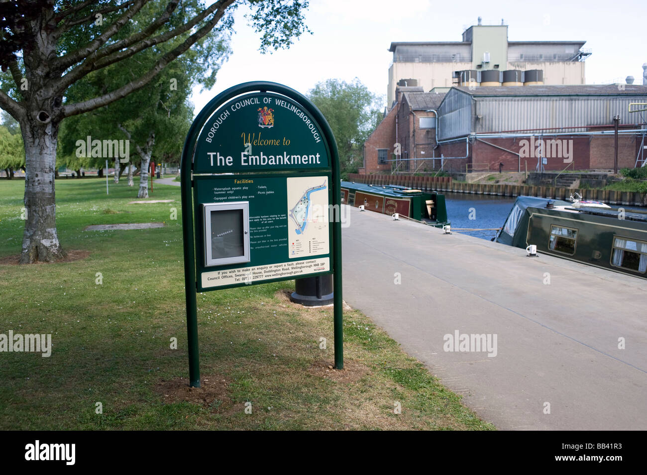 The Embankment Wellingborough Stock Photo - Alamy