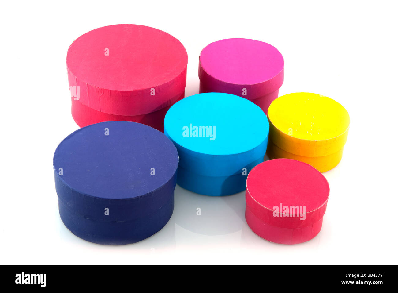 colorful surprise boxes Stock Photo - Alamy