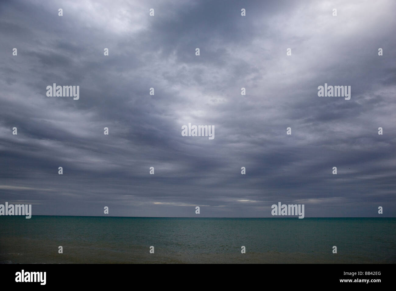 Seafront view out to sea Hastings England Stock Photo - Alamy