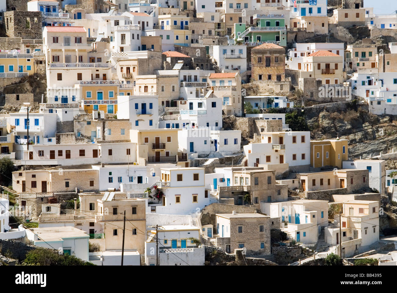 Greek Island Karpathos: Mountain village Olympos Stock Photo - Alamy