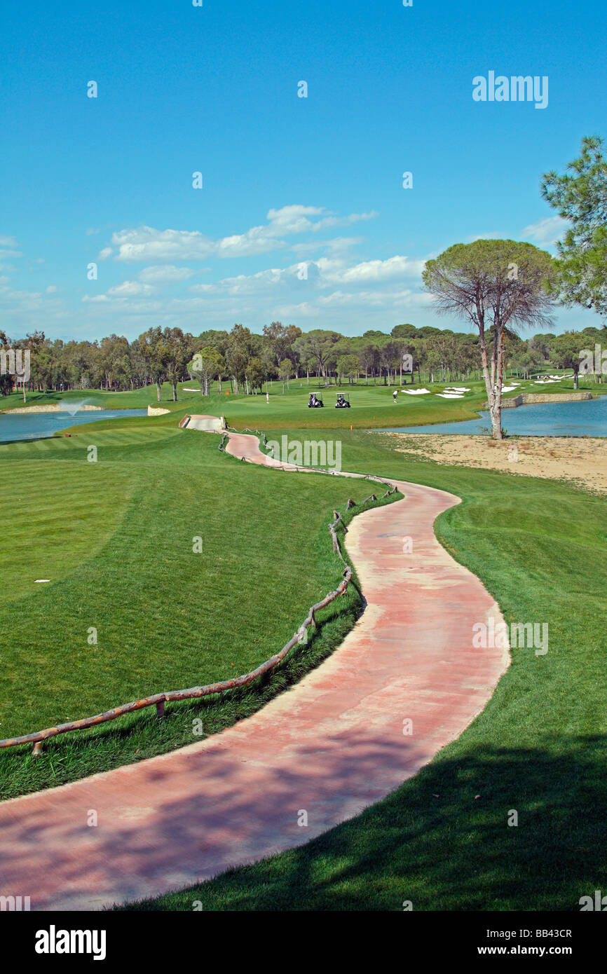 Golf course view Stock Photo - Alamy