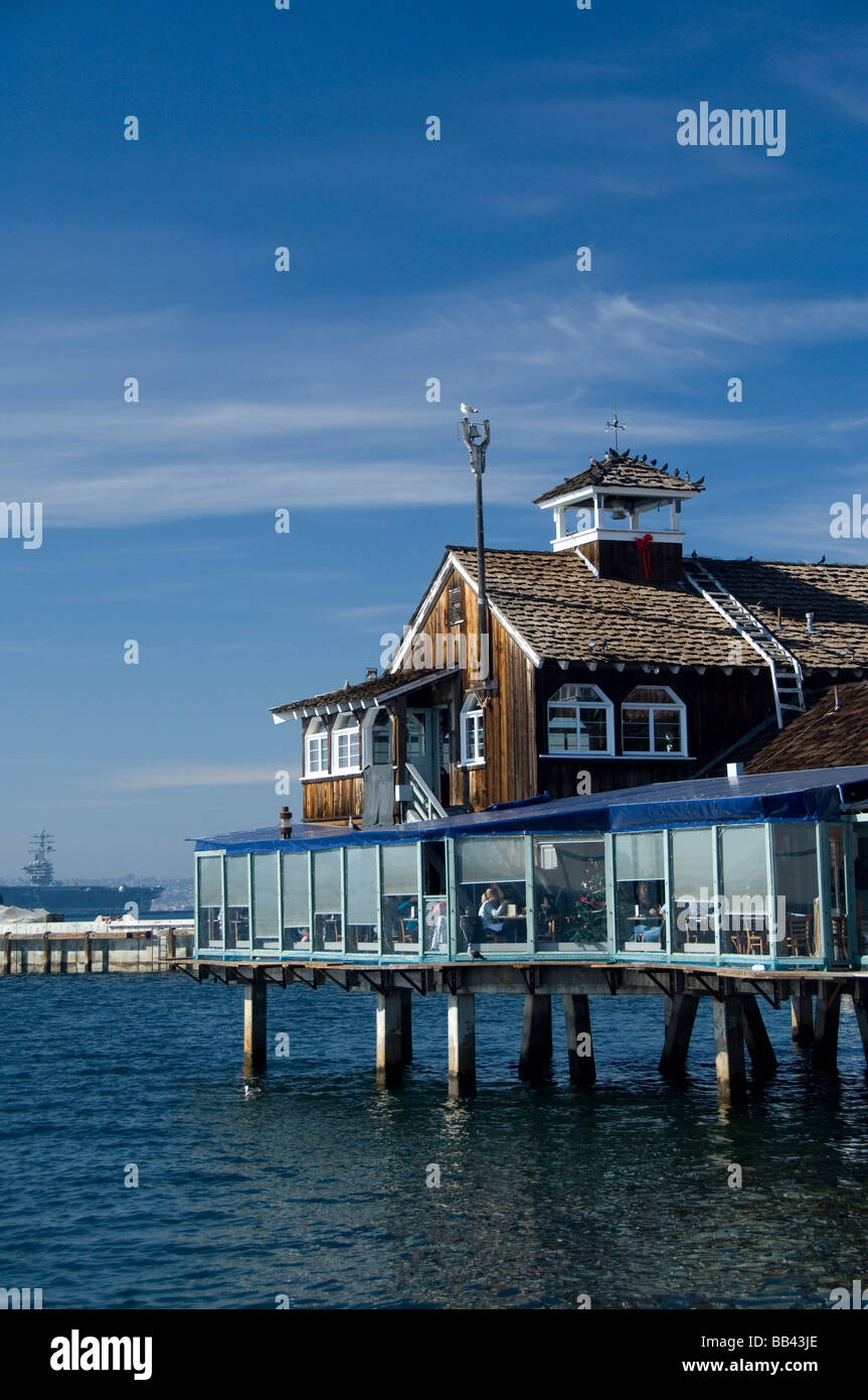 Seaport village cafe hi-res stock photography and images - Alamy
