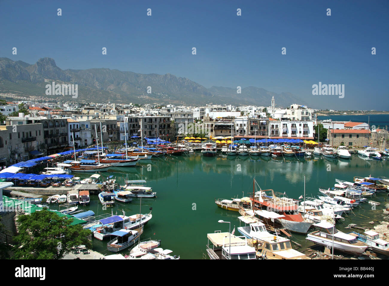 Harbour Keryneia Girne North Cyprus Stock Photo - Alamy