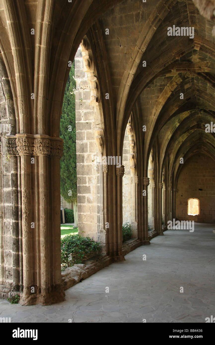 Cloisters 12th Century Bella Pais Abbey Keryneia Girne North Cyprus ...