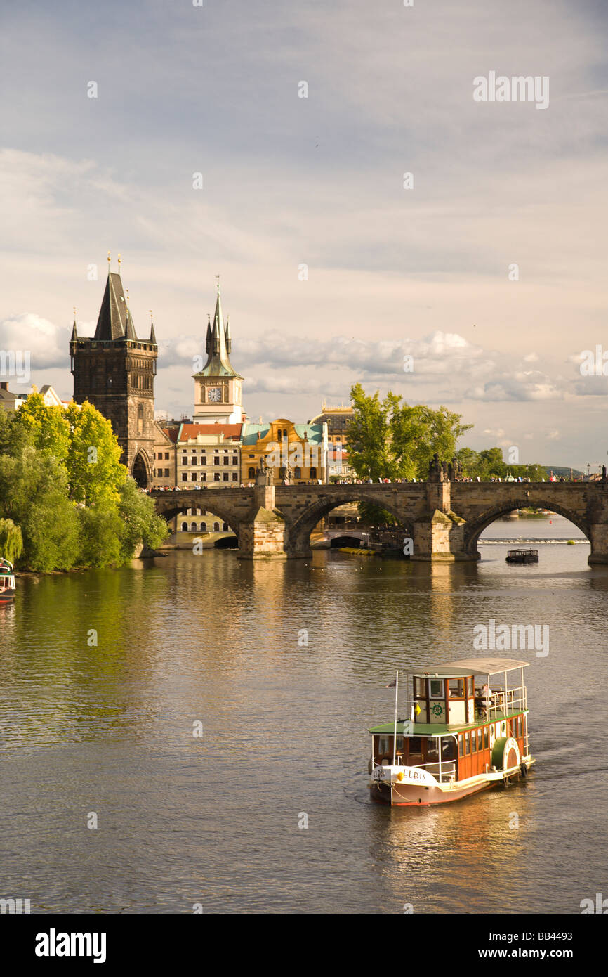 View from Manesuv most Bridge, Historical Center of Prague-UNESCO World ...