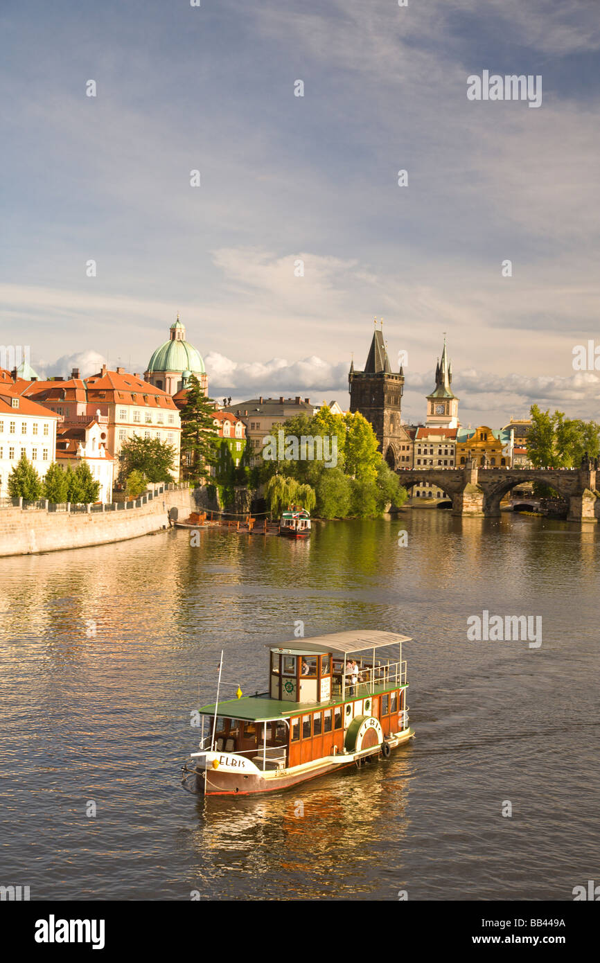 View from Manesuv most Bridge, Historical Center of Prague-UNESCO World ...