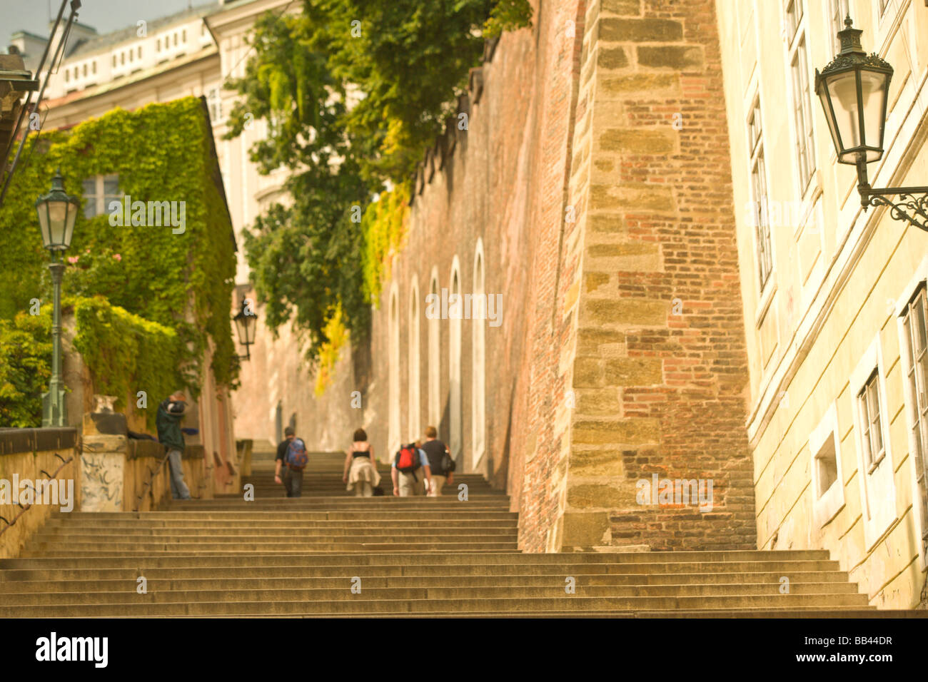 Details near entrance to Prague Castle-Steps to Little Quarter, Prague ...