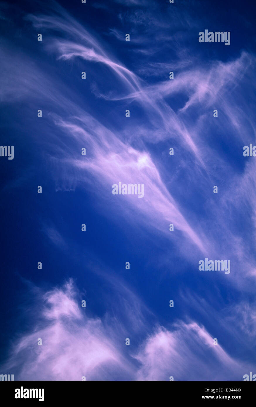 USA, California, Kehoe Beach. Cirrus clouds Stock Photo - Alamy