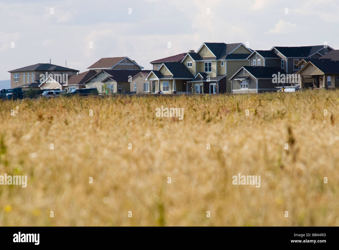 Subdivision developing, Colorado Springs, Colorado Stock Photo - Alamy