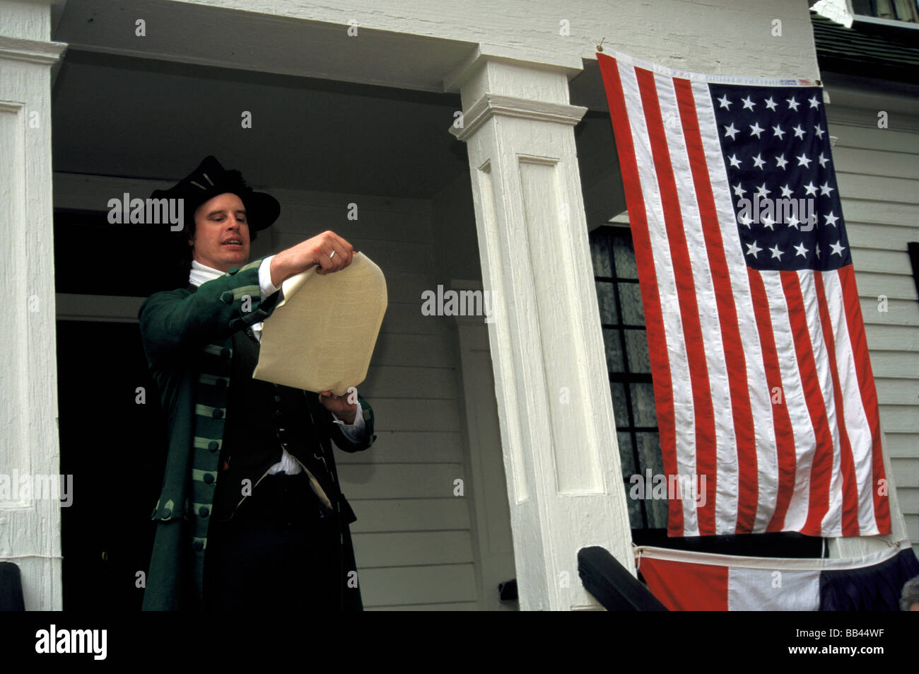 North America, USA, Virginia, Richmond. July 4th reading of the ...