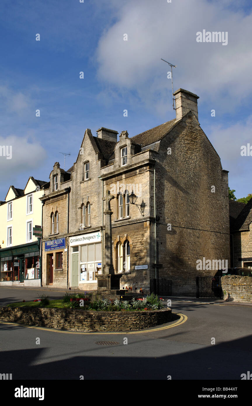 Market Place, Northleach, Gloucestershire, England, UK Stock Photo - Alamy