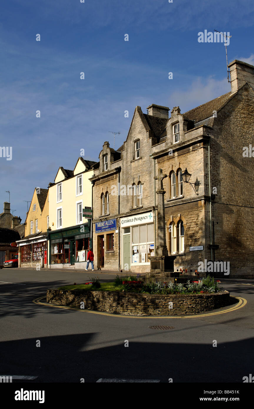 Market Place, Northleach, Gloucestershire, England, UK Stock Photo - Alamy