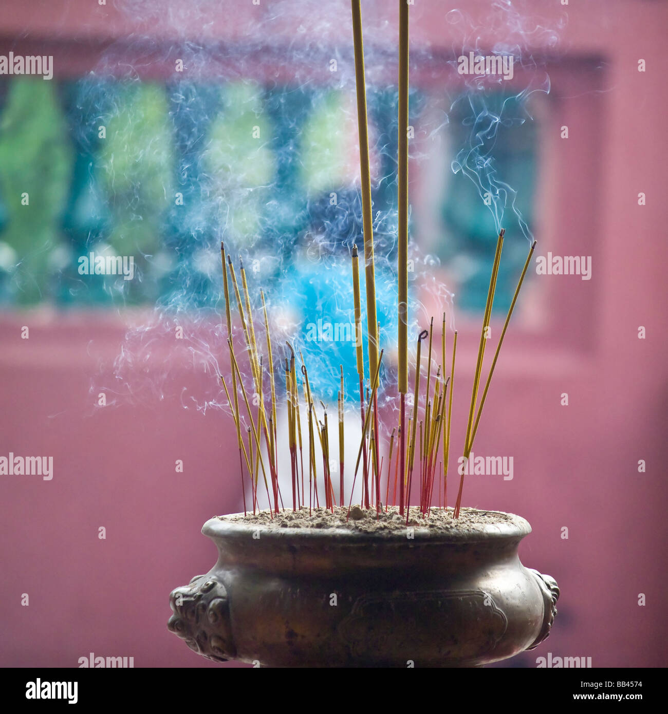 Incense burning in Jade Emperor Pagoda in Ho Chi Minh city, Vietnam ...