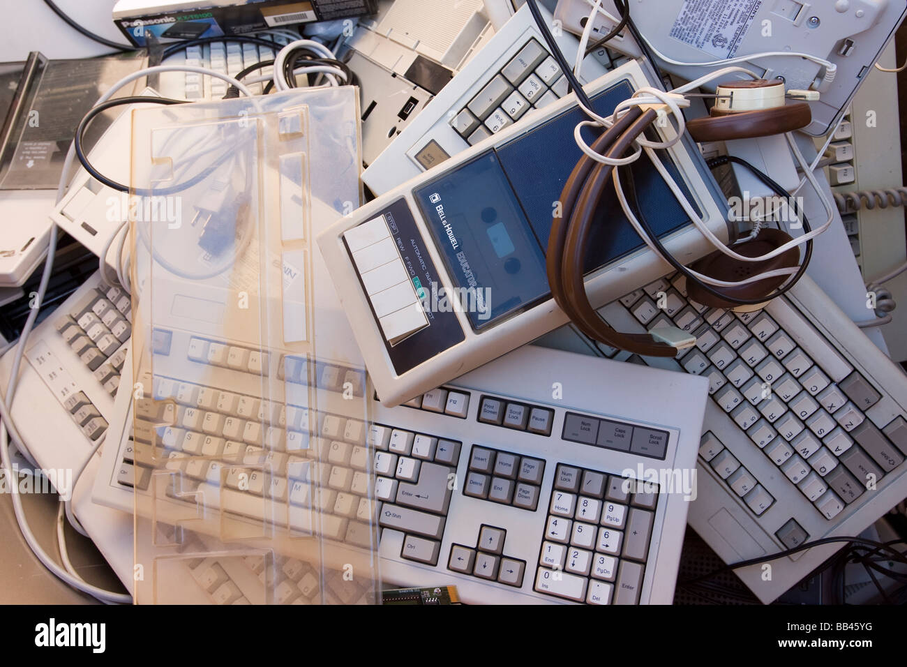 Electronics Collection Day in Stamford, Connecticut Stock Photo - Alamy