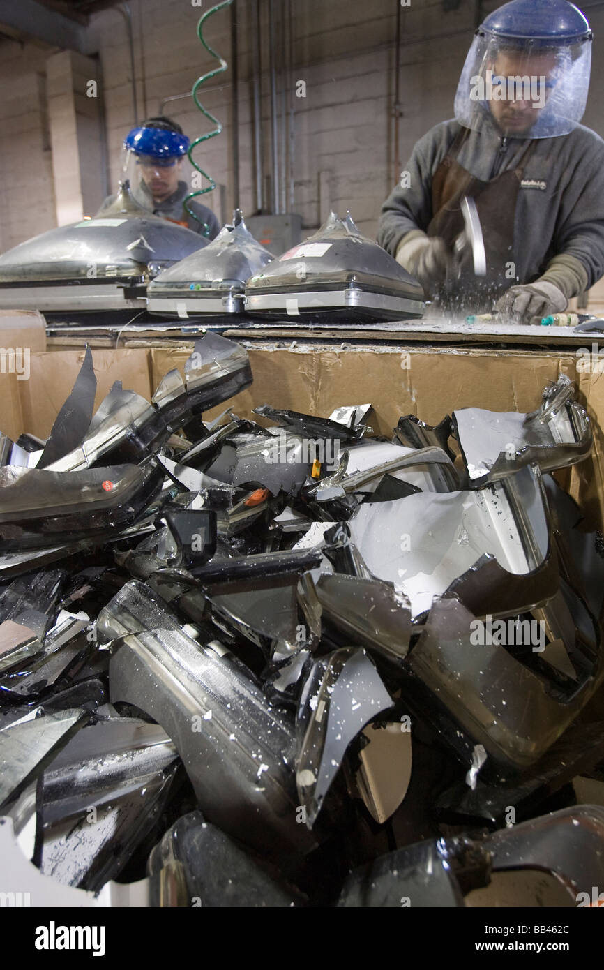 Monitor recycling in Gardner, Massachusetts Stock Photo - Alamy