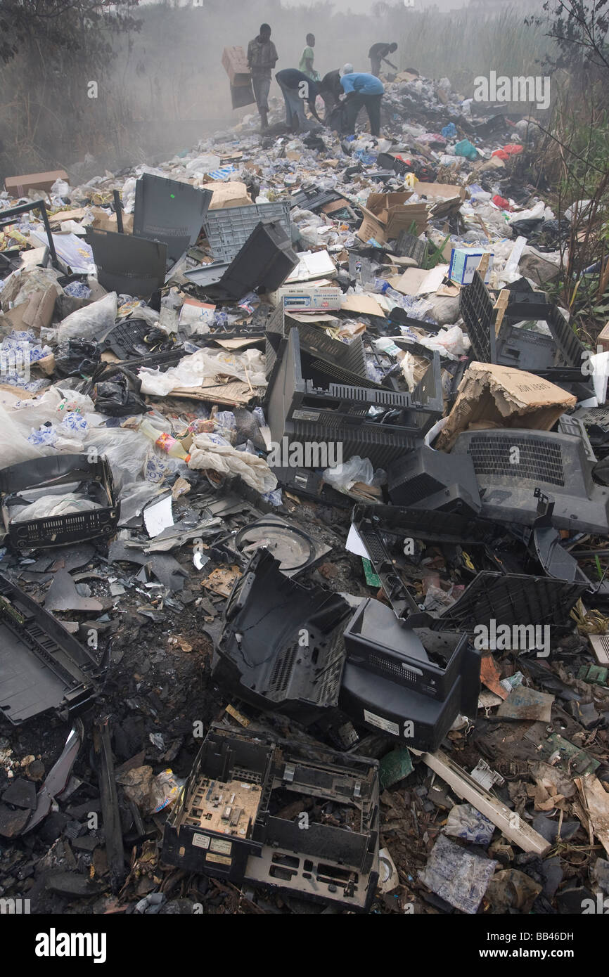 Dump site in Lagos, Nigeria Stock Photo - Alamy