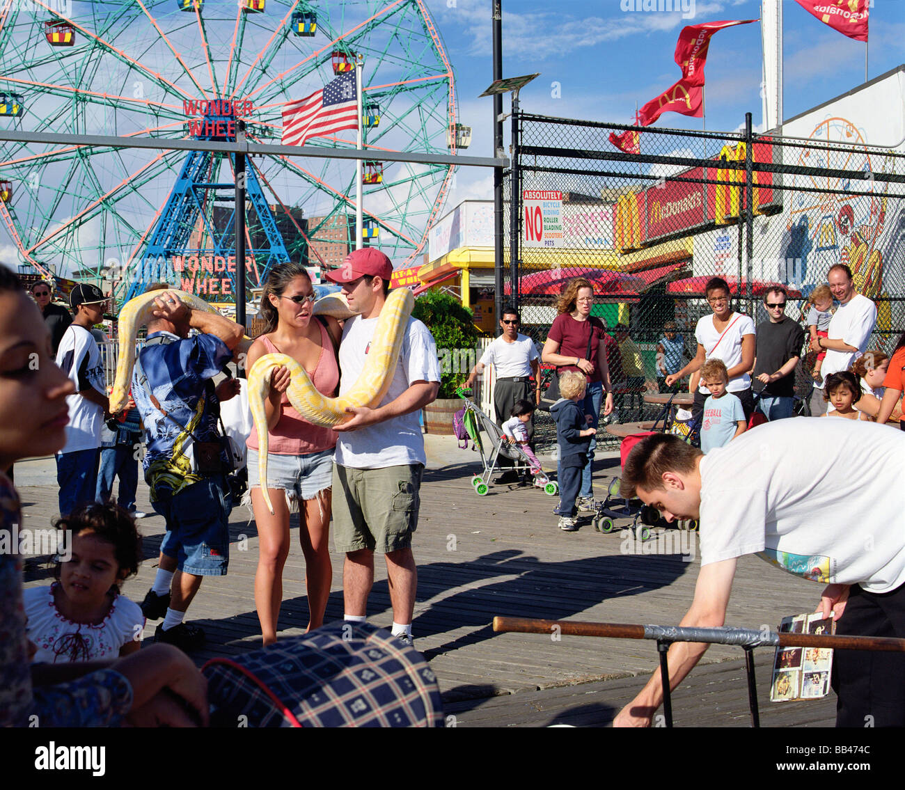 Coney Island New York Stock Photo Alamy