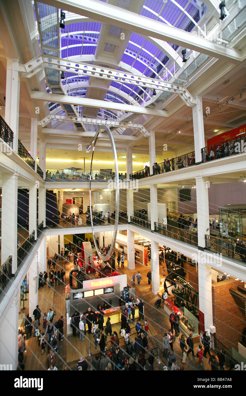 Interior view of the Science Museum London England UK Stock Photo - Alamy