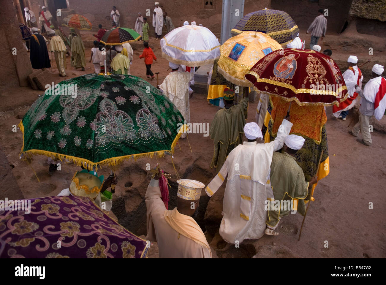 The Tabots, models of the Ark of the Covenant are wrapped in rich cloth ...