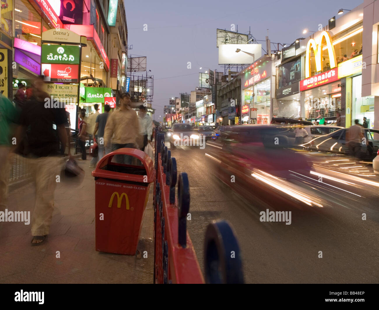 Brigade road bangalore hi-res stock photography and images - Alamy