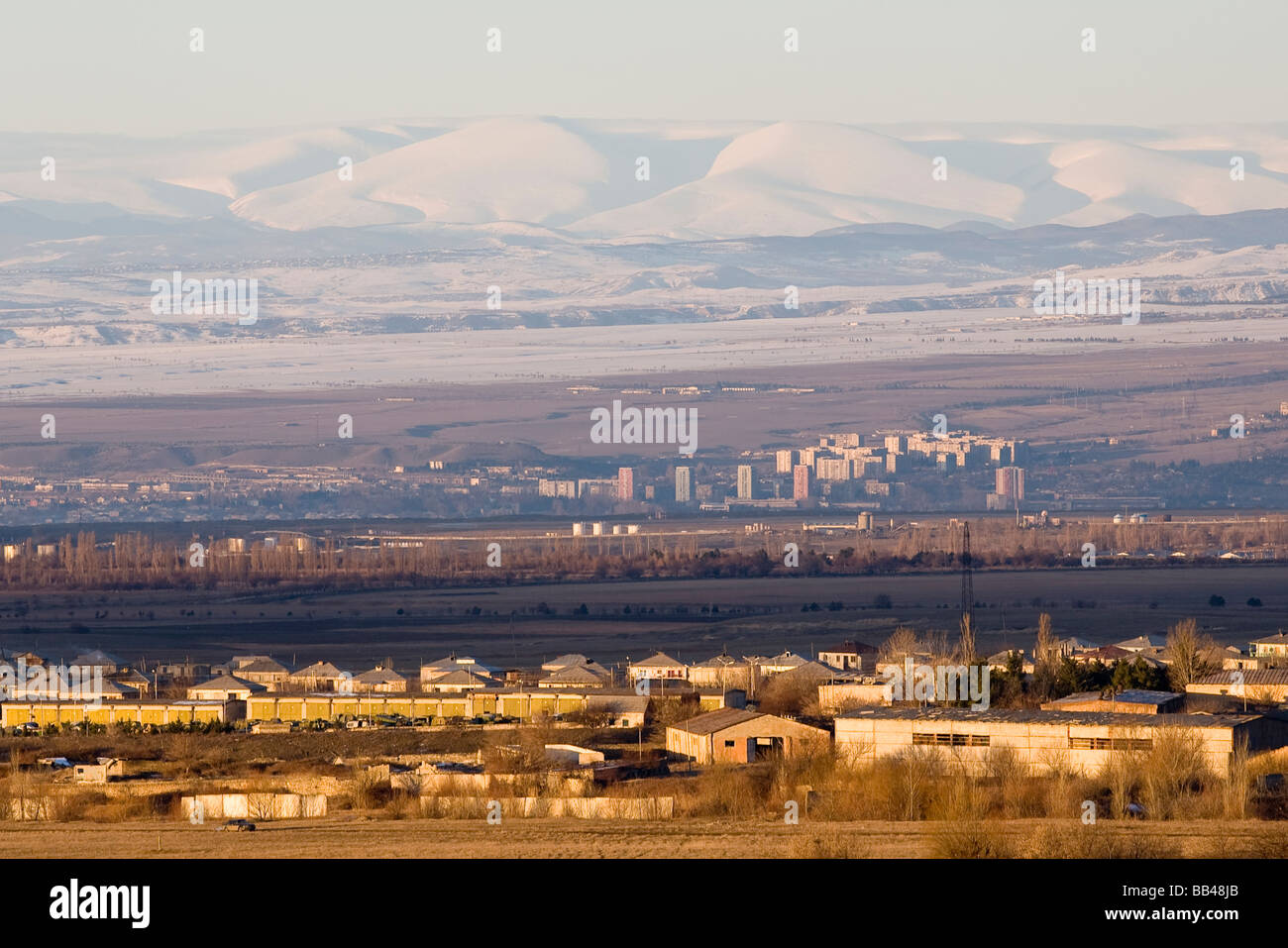 Georgian countryside in winter, Tbilisi Stock Photo - Alamy