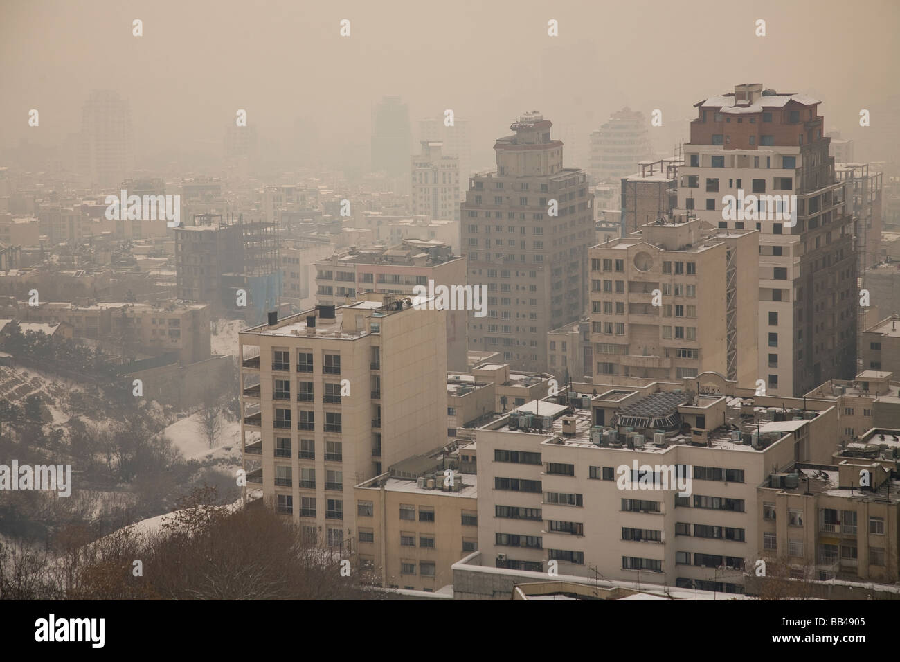 Apartment blocks in Tehran, Iran Stock Photo - Alamy