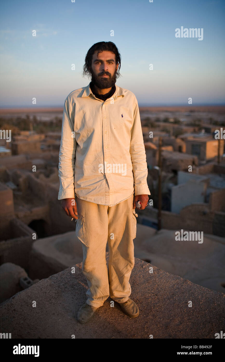 Portrait of an Iranian man near Garmeh, Iran Stock Photo - Alamy