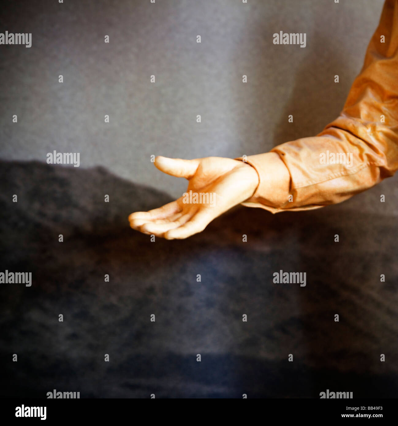 A open hand reaching out Stock Photo - Alamy